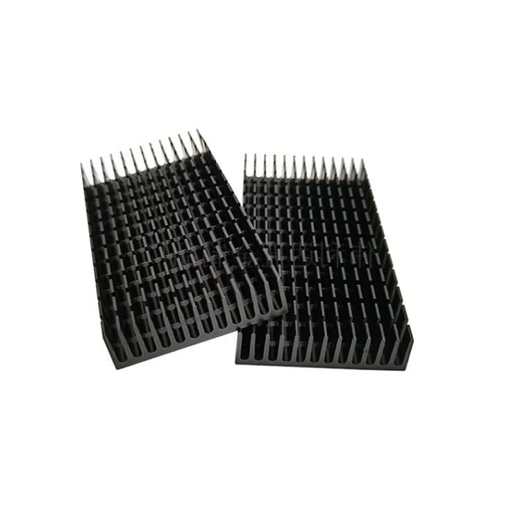XD-Aluminum Heatsink 2PCS 80x40x11mm Black Heat Sinks Radiator Board ...