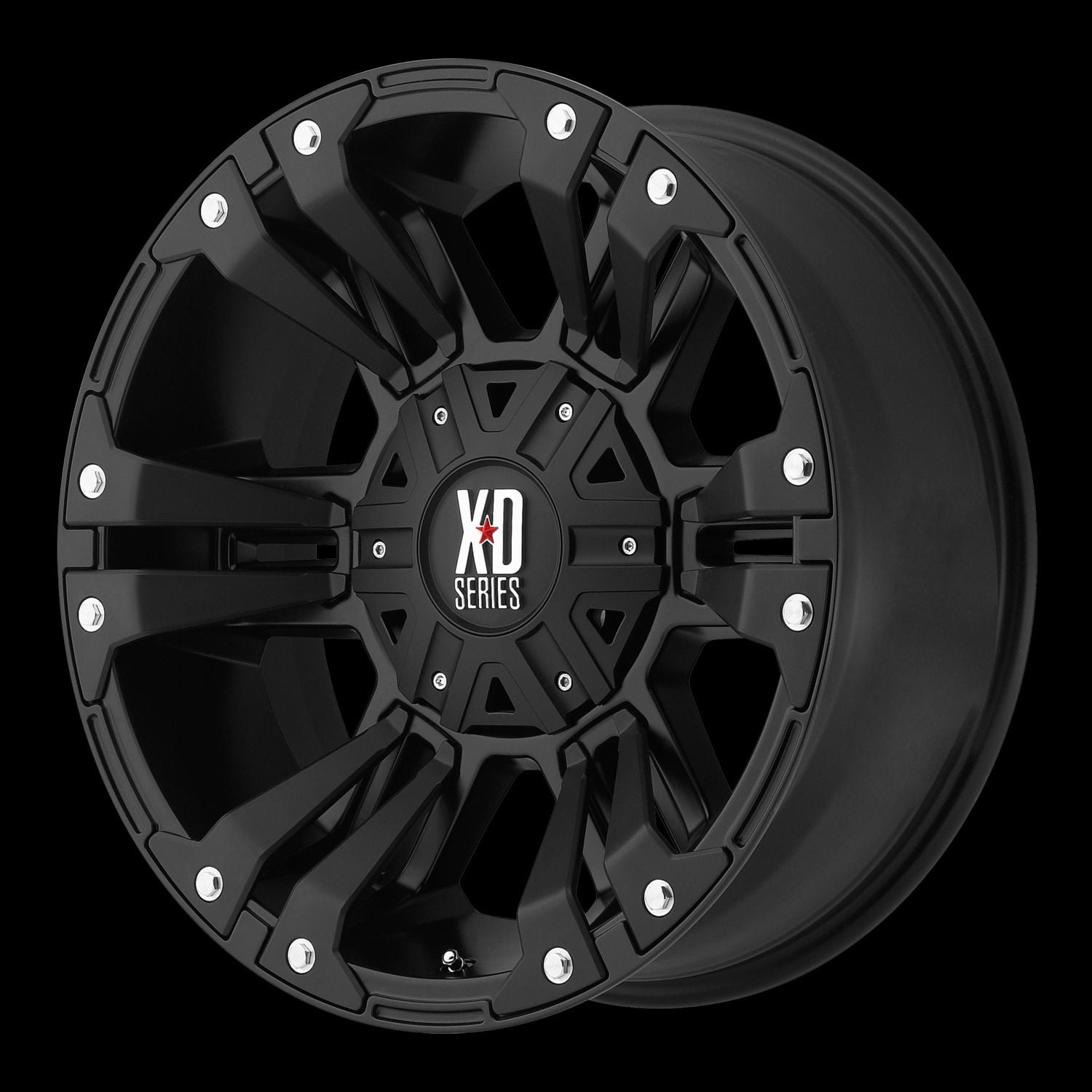 XD Aluminum Rim XD822 MONSTER II 20X10in Matte Black Finish ...