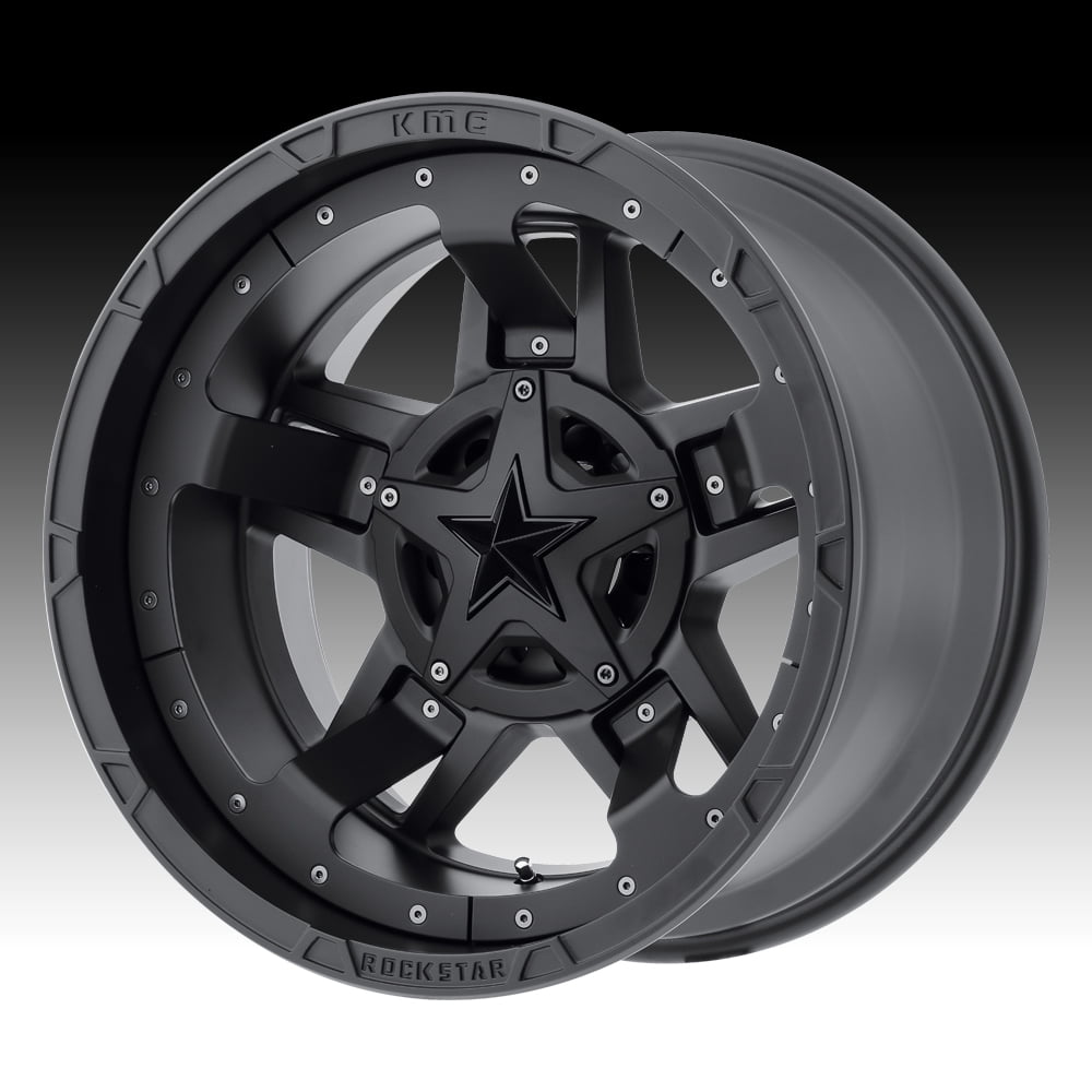 XD Aluminum Rim XD827 ROCKSTAR III 20X12in Matte Black Finish ...