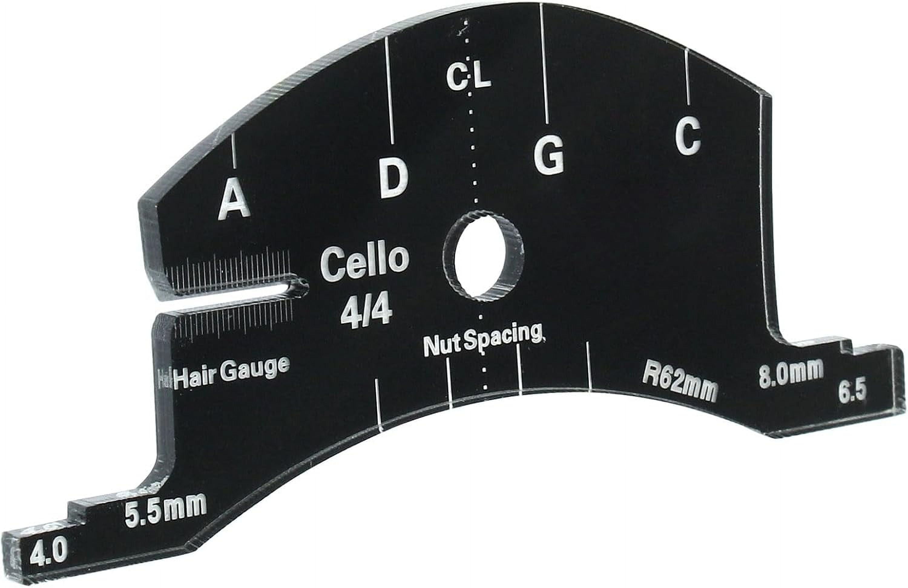 XD-Black 4/4 Cello Bridges, Cello Bridge Fingerboard Repair Reference ...