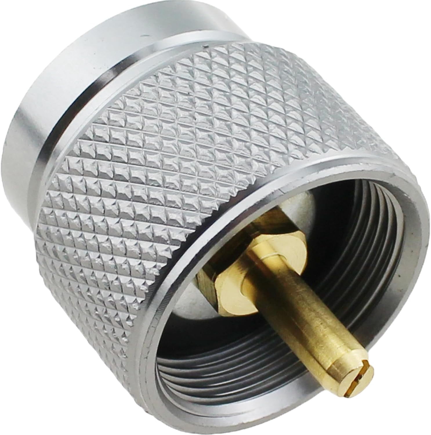 XD-Camping Stove Adapter Silver 1Lb Propane Small Tank Input Valve ...