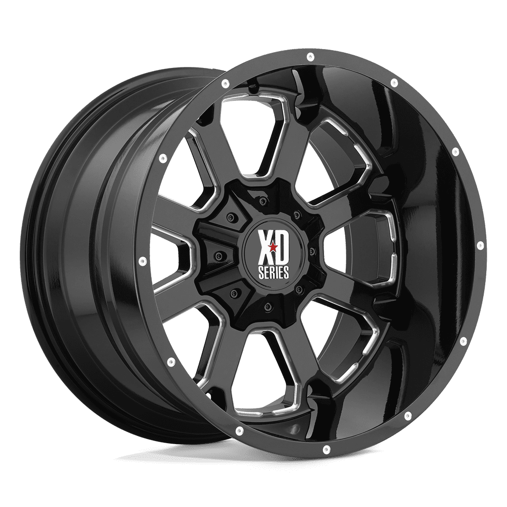 XD Cast Aluminum Rim XD825 22X10 8X170 G-BLK MILL -18MM ...