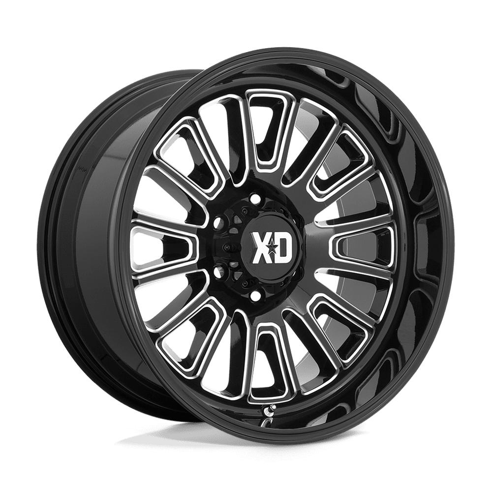 XD Cast Aluminum Rim XD864 24X12 8X180 G-BLK MILL -44MM, XD86424288344N ...
