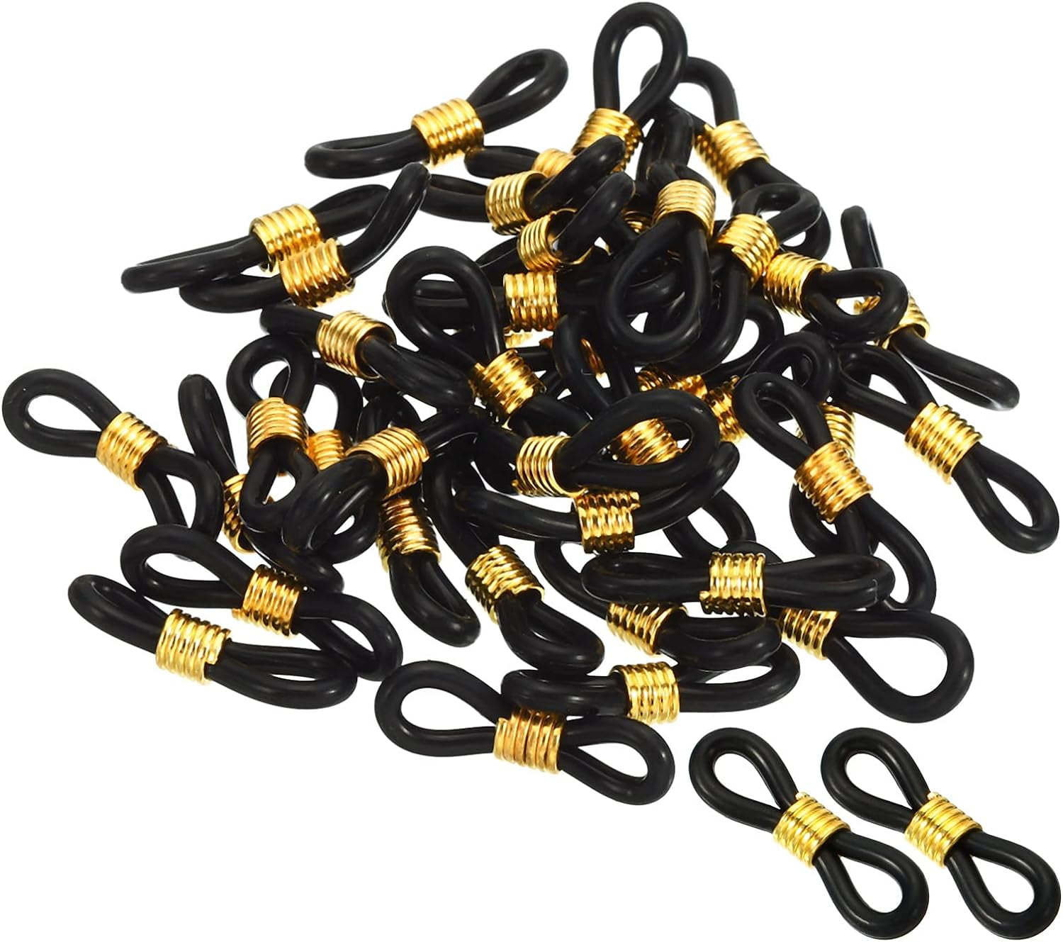 XD-Eyeglass Chain Connector, Adjustable Anti Slip Silicone Rubber Strap ...