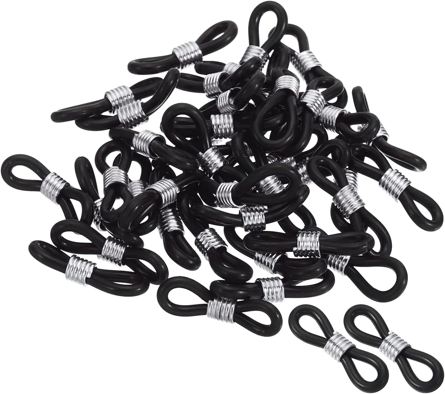 XD-Eyeglass Chain Connector, Adjustable Anti Slip Silicone Rubber Strap ...