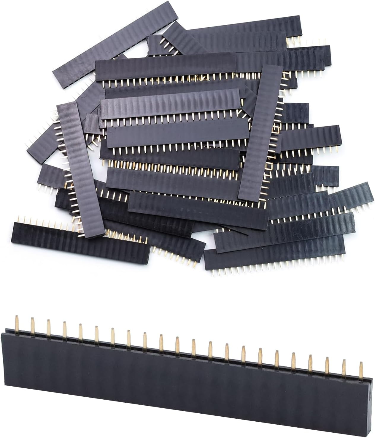 XD-Female PCB Header 14 Way 2.54mm Pitch Connector - 40 pcs*1 - Walmart.com