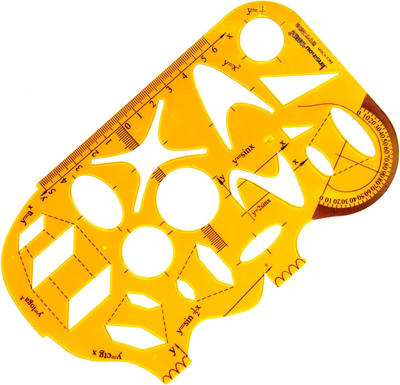 XD-Geometric Drawing Template, Measuring Rulers, Plexiglass Measuring ...