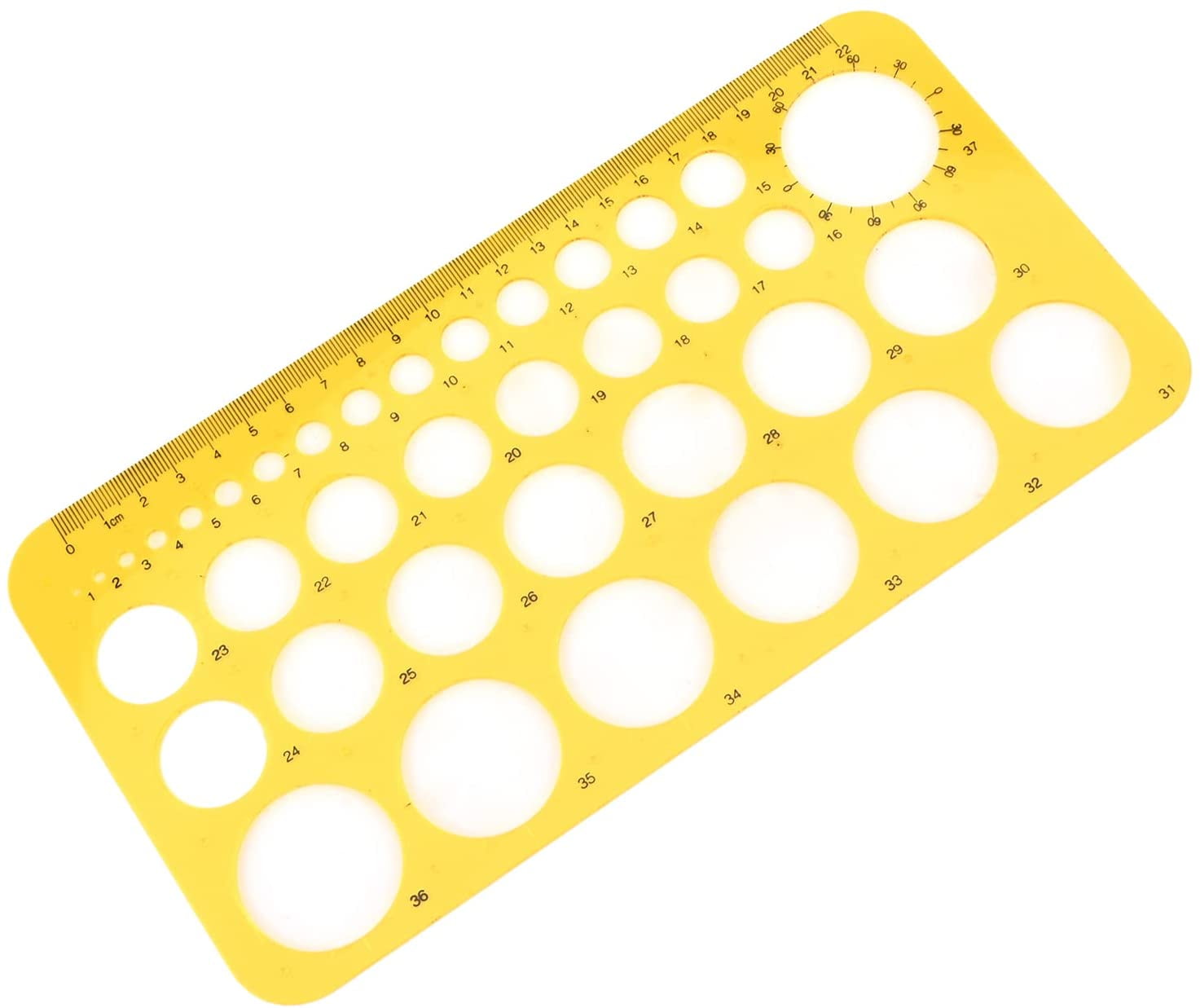 XD-Geometric Drawings Templates Plastic Measuring Template Rulers Clear ...