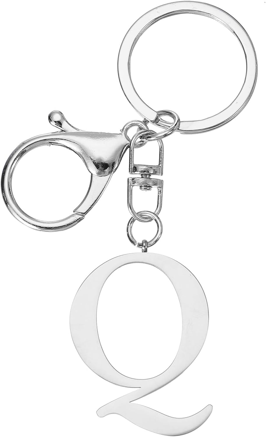 XD-Initial Letter Key Chain, Letter A-Z Keychain Initials Keyring Cute ...