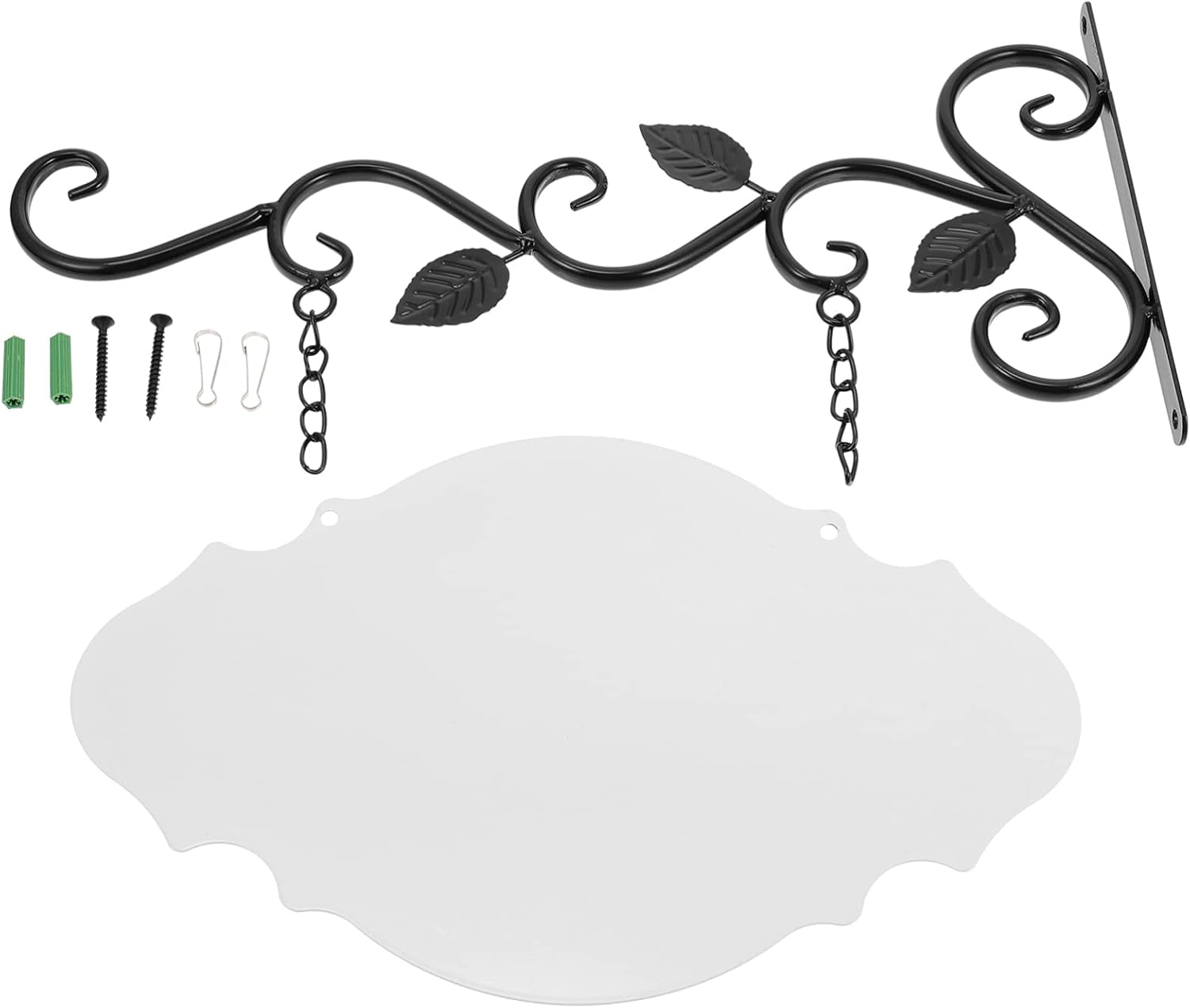 XD-Metal Hanging Signs, hanging brackets DIY Blank Double Sided Wall ...