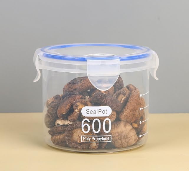 XD-Overnight Oats Containers with Lids Round Airtight Oatmeal Container ...