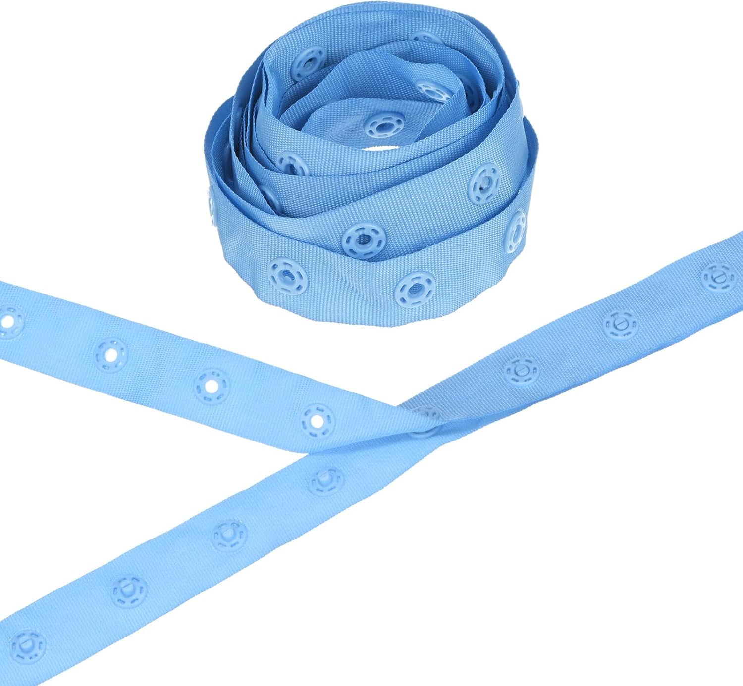 XD-Plastic Snap Buttons, 2 Yards Plastic Snaps, Polyester Tape Hook ...