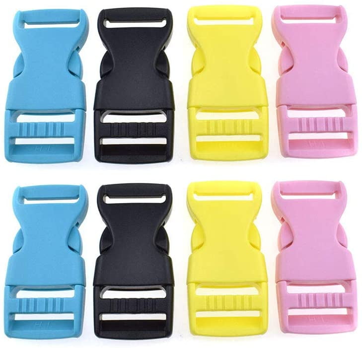 XD-Quick Side Release Buckle Flat 1 Inch Wide 8 Pack One Side ...