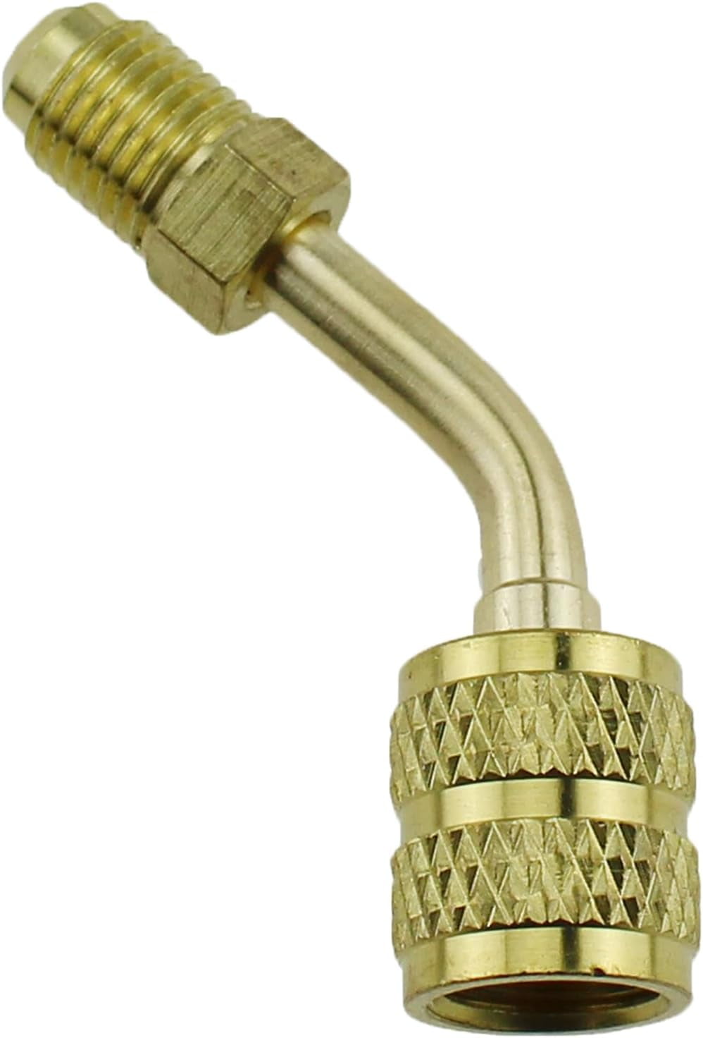 XD-R410A Brass Adapter 5/16 inch SAE Female to 1/4 inch SAE Male Plug ...