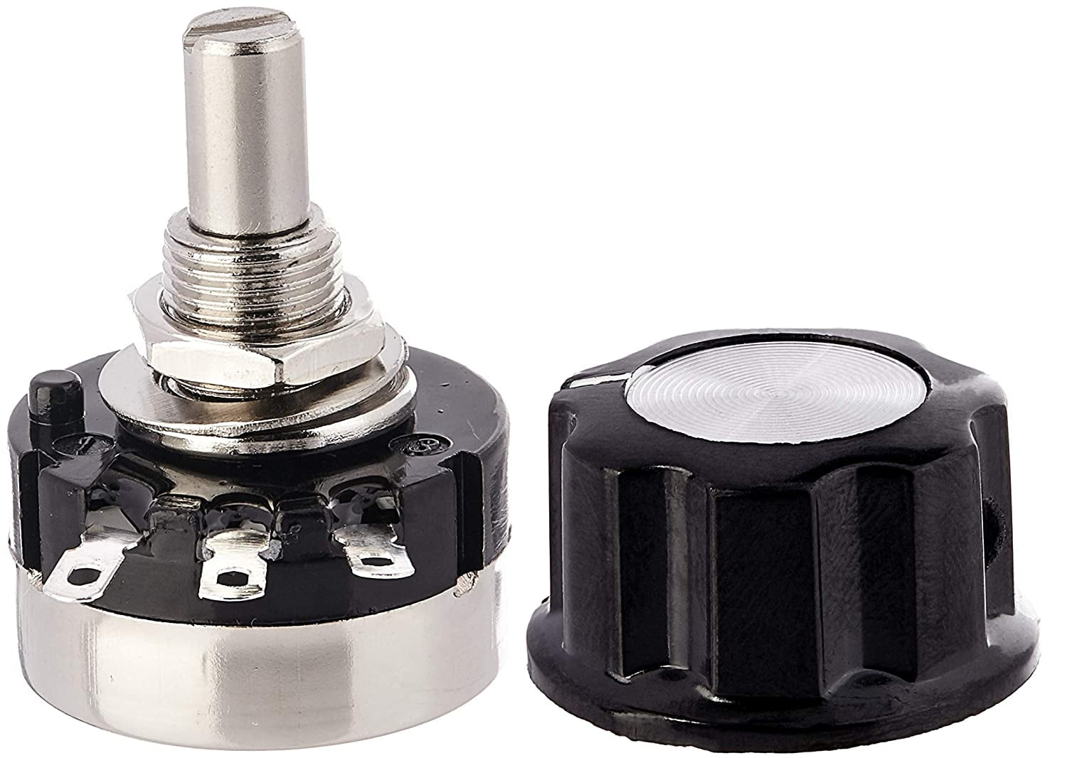 XD-RV24YN20S 5K ohm 6mm Shaft Single Turn Carbon Film Rotary Taper ...