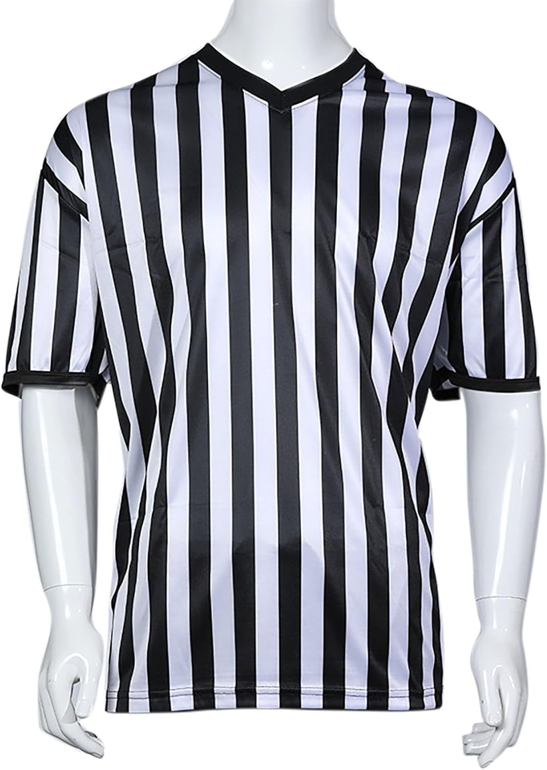 XD-Referee Uniforms Shirt, Black and White Stripe Shirts for Match ...