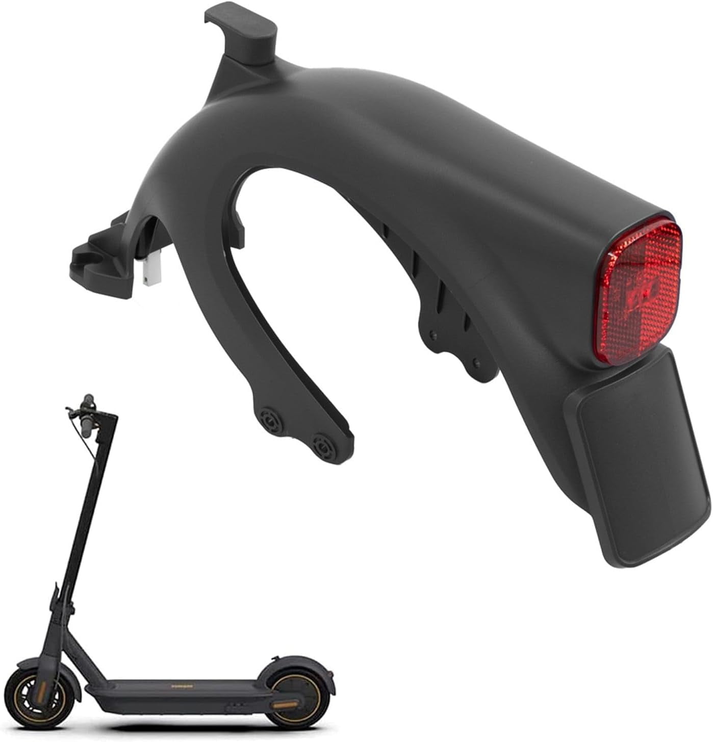 XD-Scooter Rear Fenders Assembly with Hook&Taillight Integrated ...