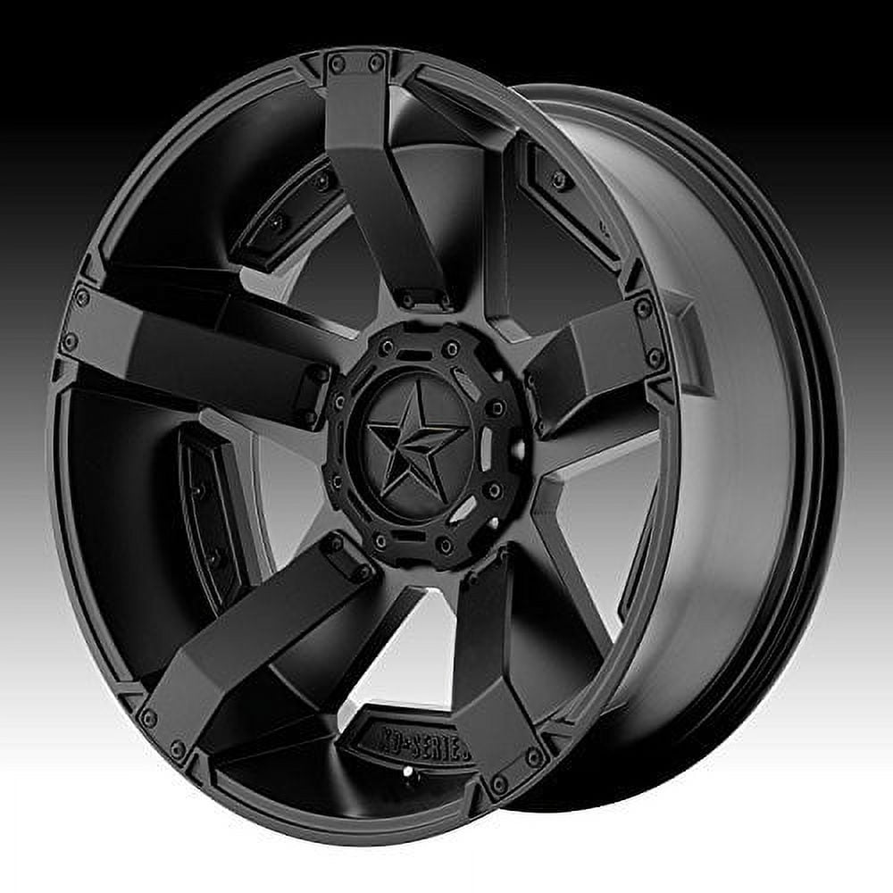 XD Series by KMC Wheels Rs2 18X9 8X180.00 Matte Black W/ Accents (0 Mm ...