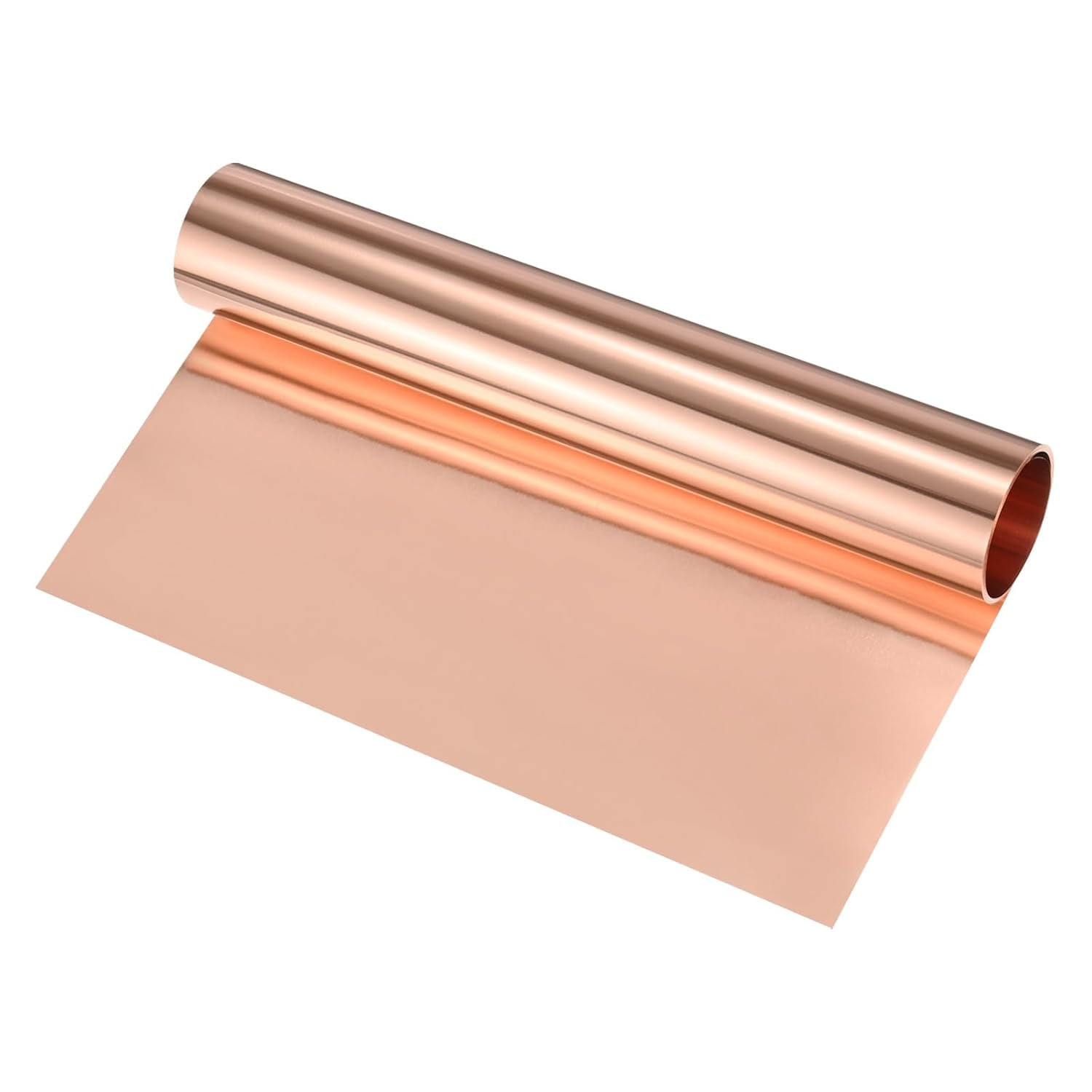 XD-Thin Copper Sheet Roll, 3500mm x 100mm x 0.05mm / 11.5ft x 3.9" x 0. ...