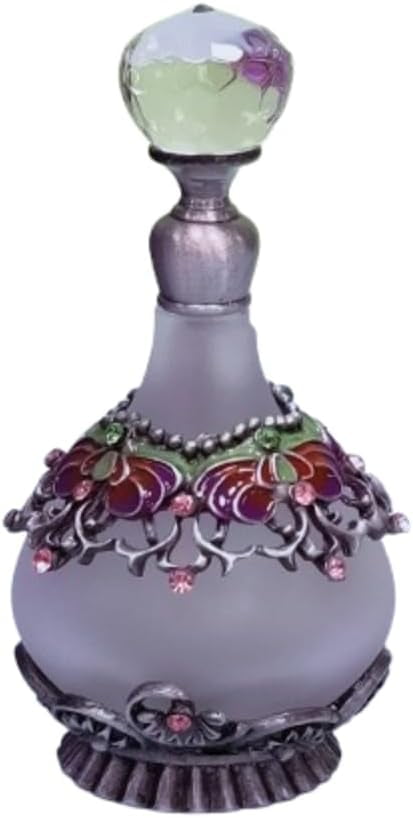 XD-Vintage Perfume Bottle, Refillable Empty Container Essential Oils ...