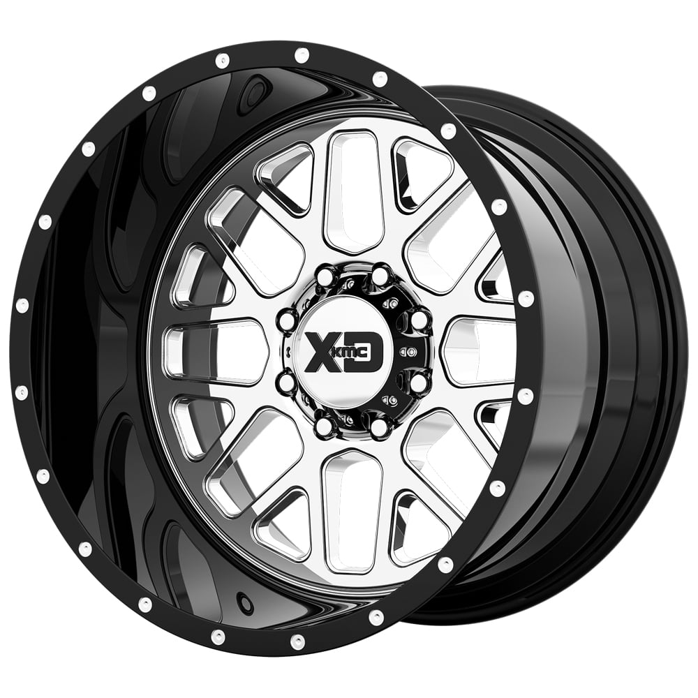 Xd Xd201 Grenade 20X10 8X170 -18Et 72.6Cb Chrome Center Gloss Black ...