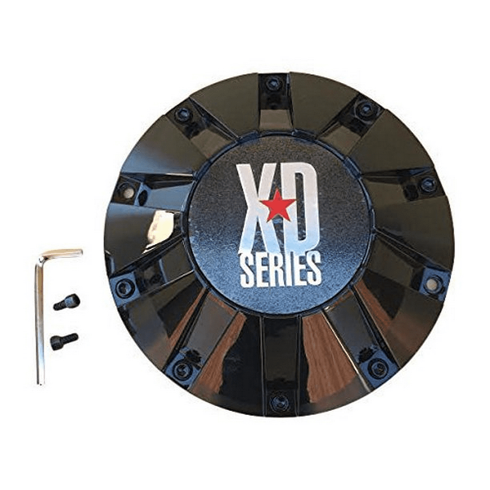 KMC XD Series Gloss Black Wheel Center Cap 8.5" for 18x9" 20x9" XD806 ...