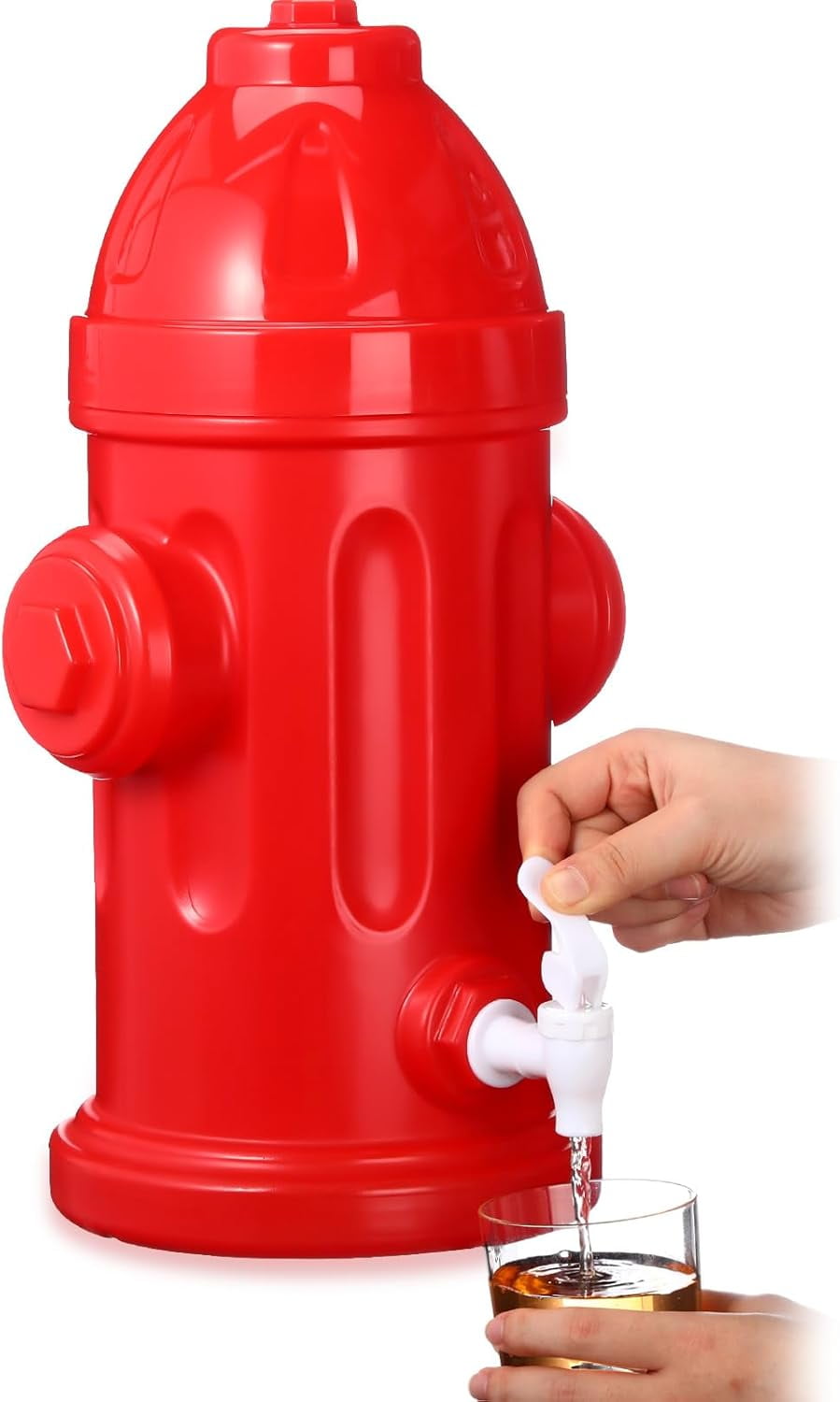 XD2-1.5 Gallon Fire Hydrant Drink Dispenser Firefighter Birthday Party ...