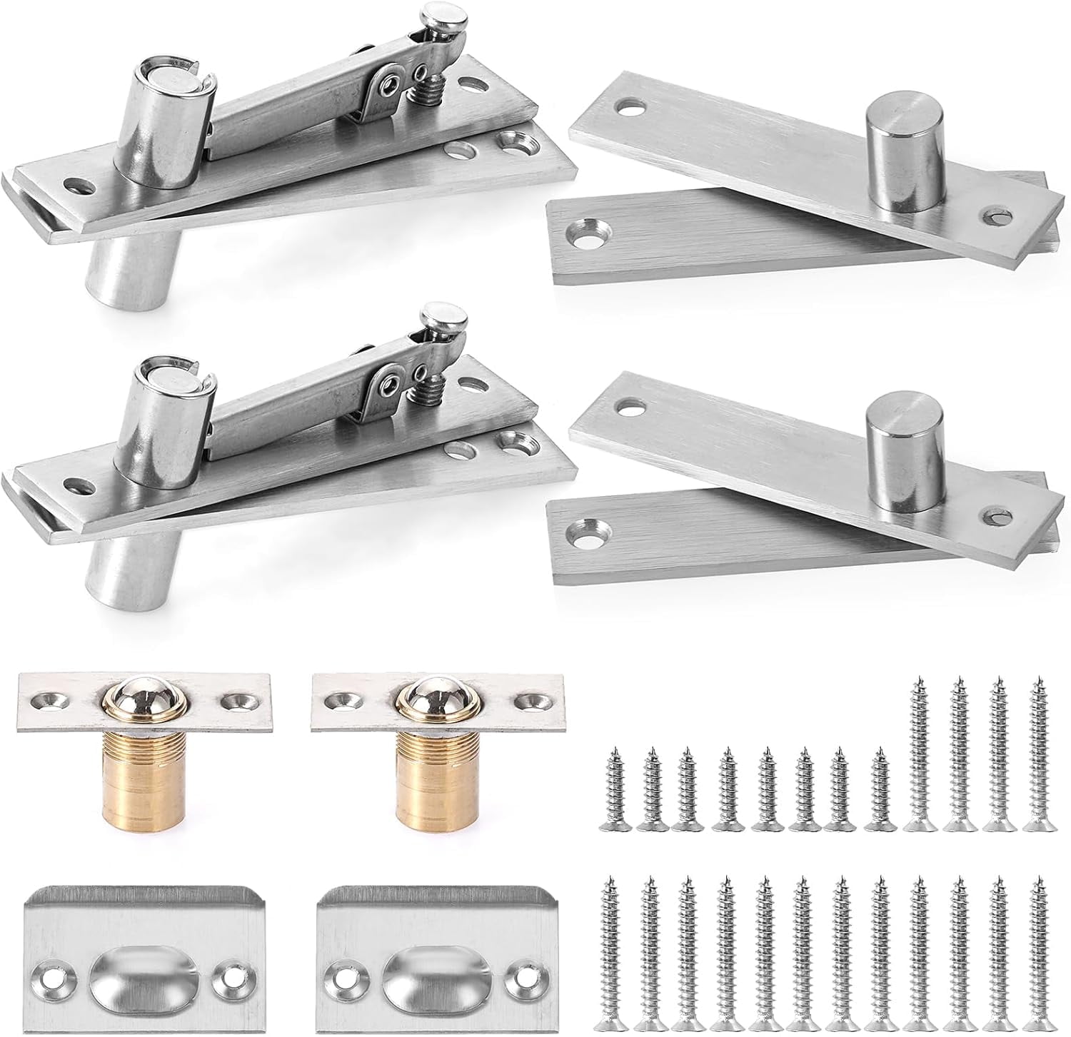 CD2-1 Set Door Pivot Hinge Heavy Duty Hidden Door Hinges, Invisible ...
