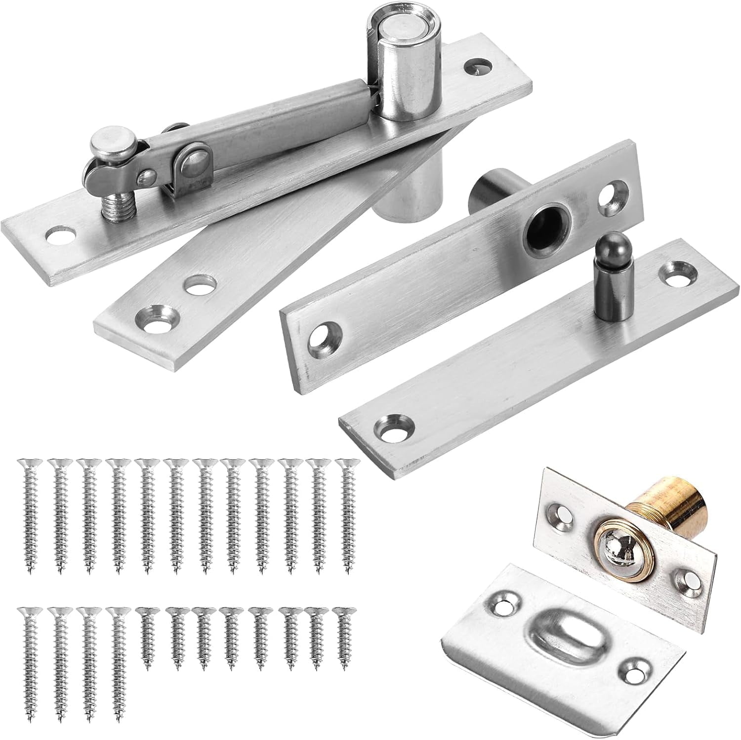 XD2-1 Set Door Pivot Hinge Heavy Duty Hidden Door Hinges, Invisible ...