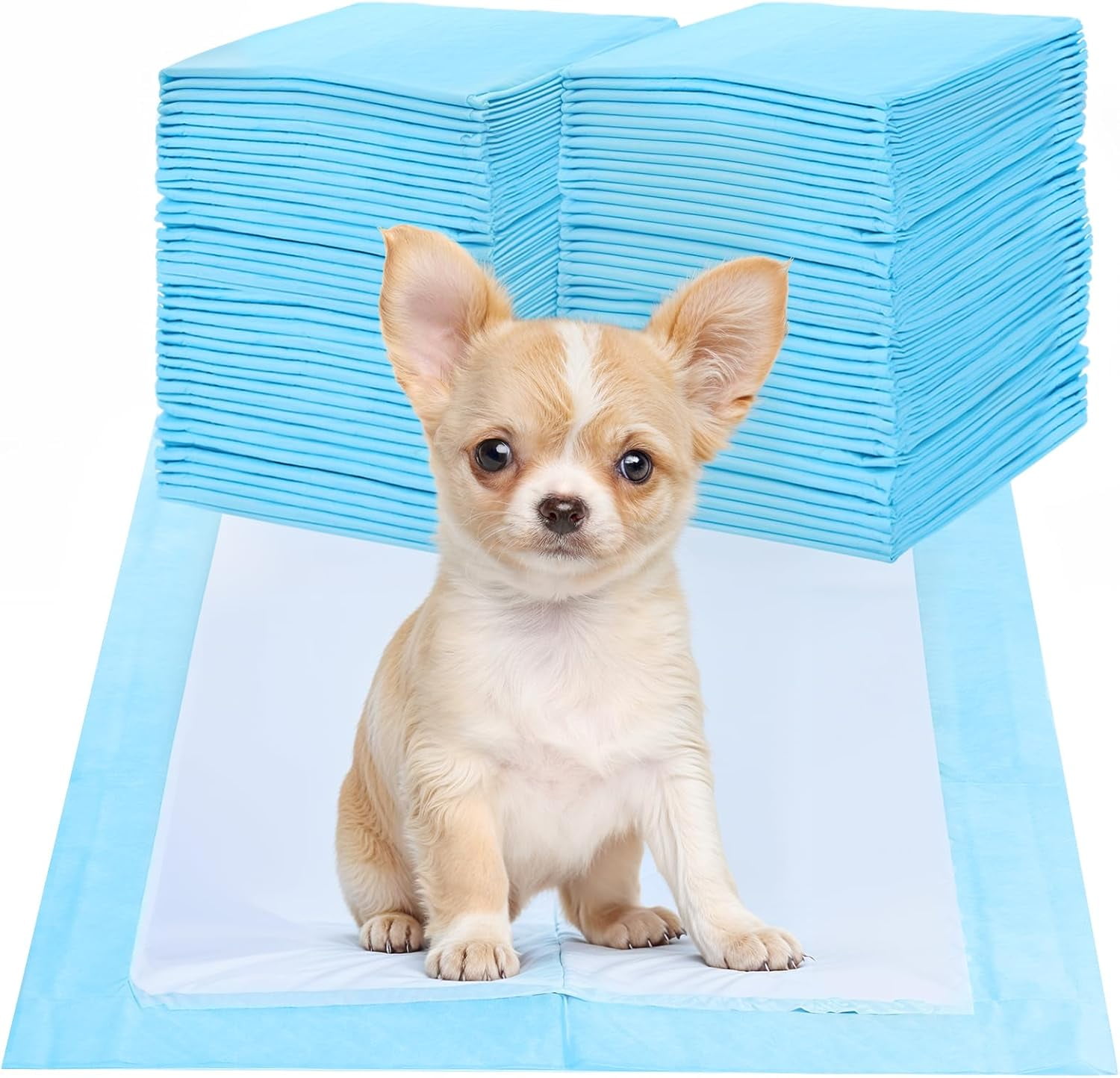 XD2-100 Pcs Rabbit Pee Pads, Pet Toilet/Potty Training Pads, Super Absorbent Guinea Pig ...