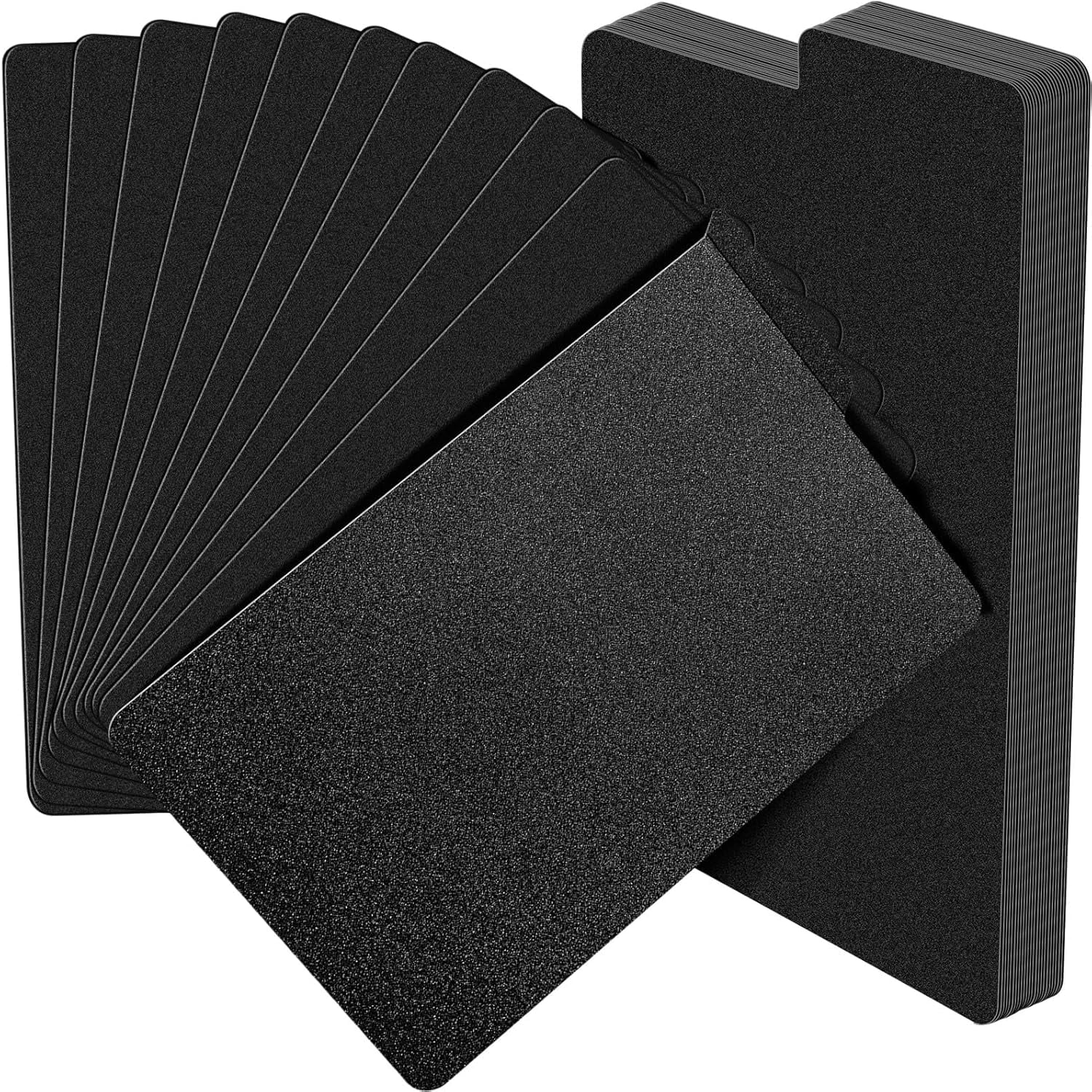 XD2-100 Sheets Comic Book Dividers Tall Boards Dividers Black Comic Box ...