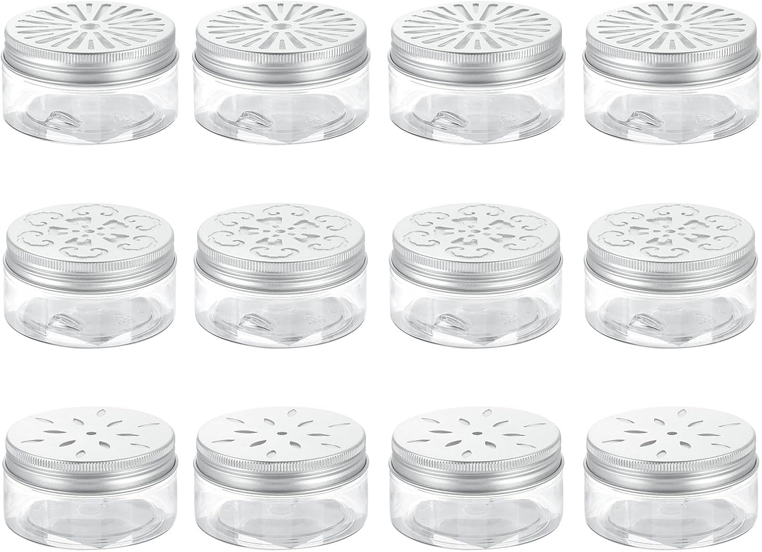XD2-12 Pcs 3 Styles Empty Scent Beads Storage Container 3oz/80ml Air ...