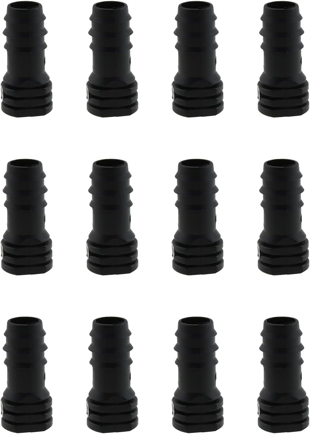 XD2-12Pcs Irrigation Fittings End Plugs POM Plastic End Plugs for 1 ...