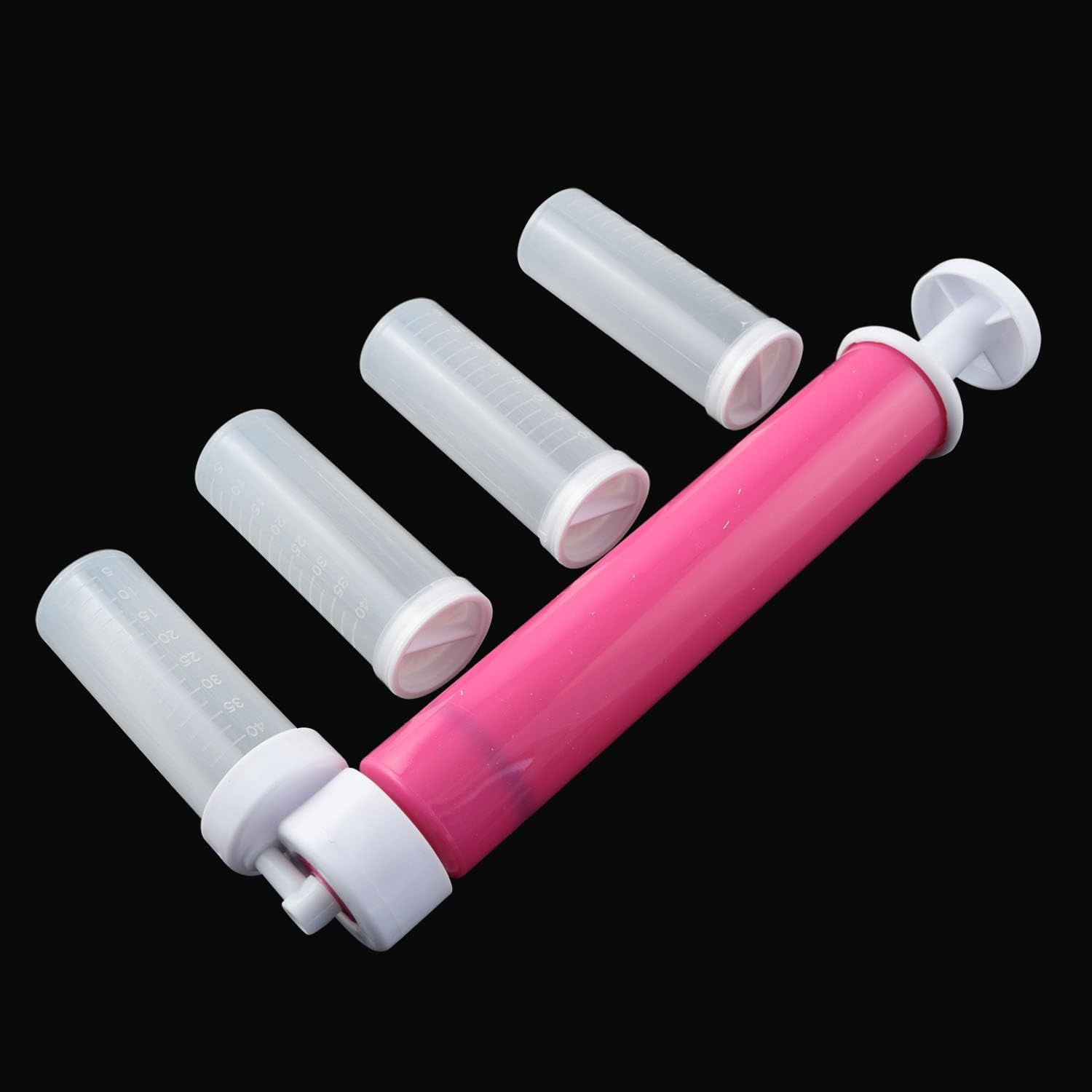 XD2-1set Peach Pink Manual Airbrush Cake Spray Tube IY Baking Tools for ...