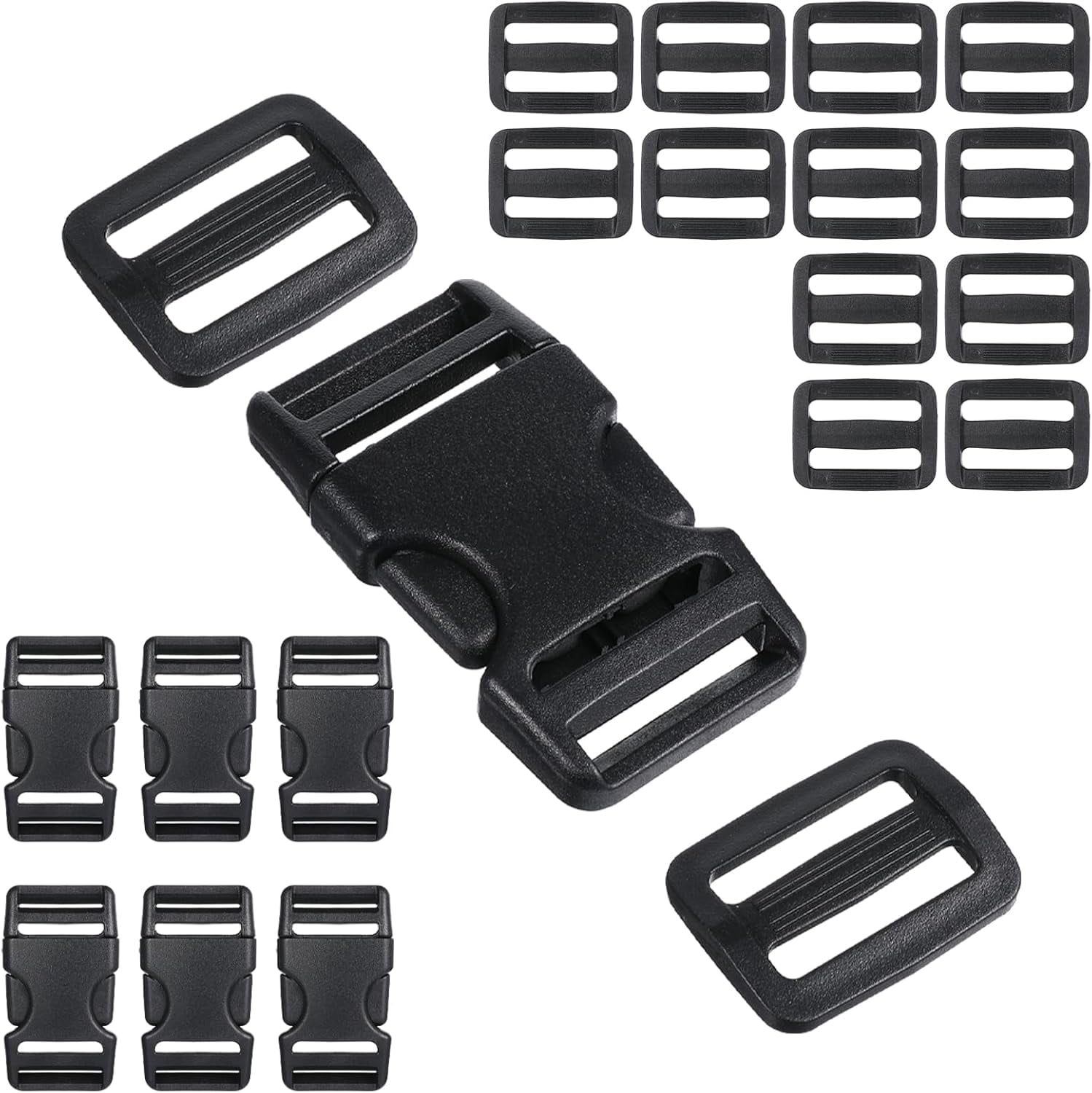 XD2-2 Inche Buckles Set, Quick Side Release Buckles, Plastic Snap Clip ...