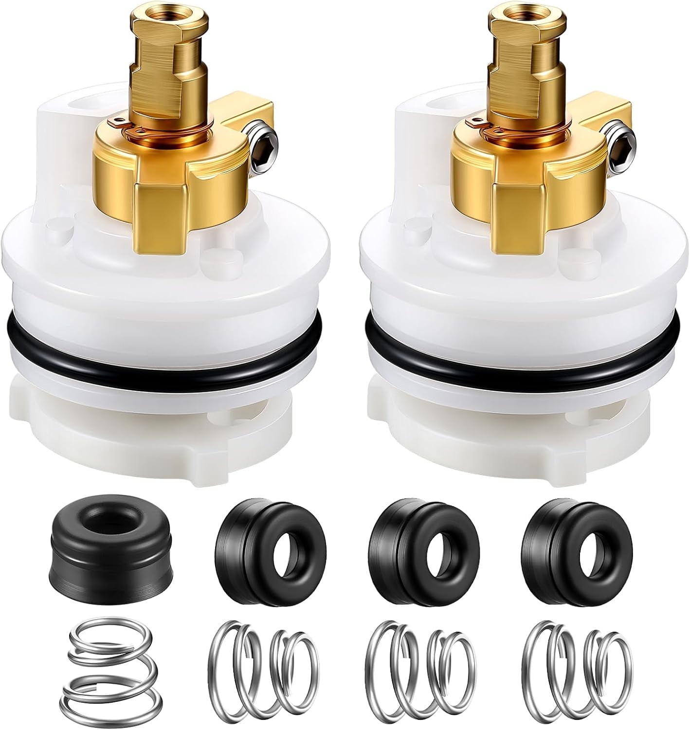 XD2-2 Pack Shower Cartridge Repair Kit Compatible with Delta Rp1991, Replacement Stem Unit Fits ...