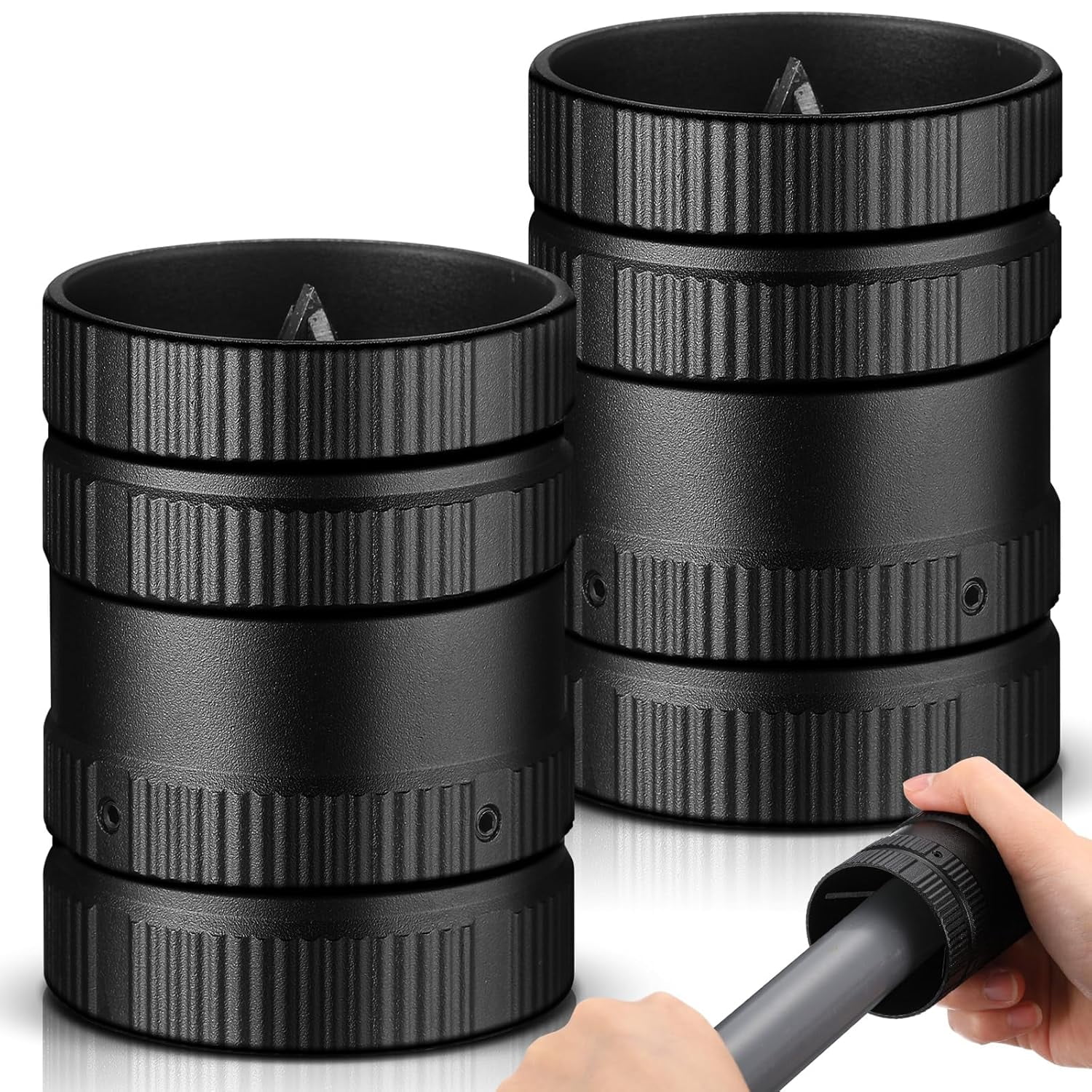 XD2-2 Pcs Pipe Reamer Deburring Tool for Copper PVC Pipe Metal Plumbing ...