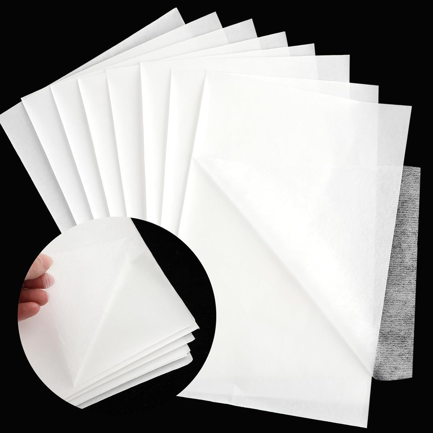 XD2-20 Sheets Light Weight Fusible Bonding Web Fabric Applique Fusible ...