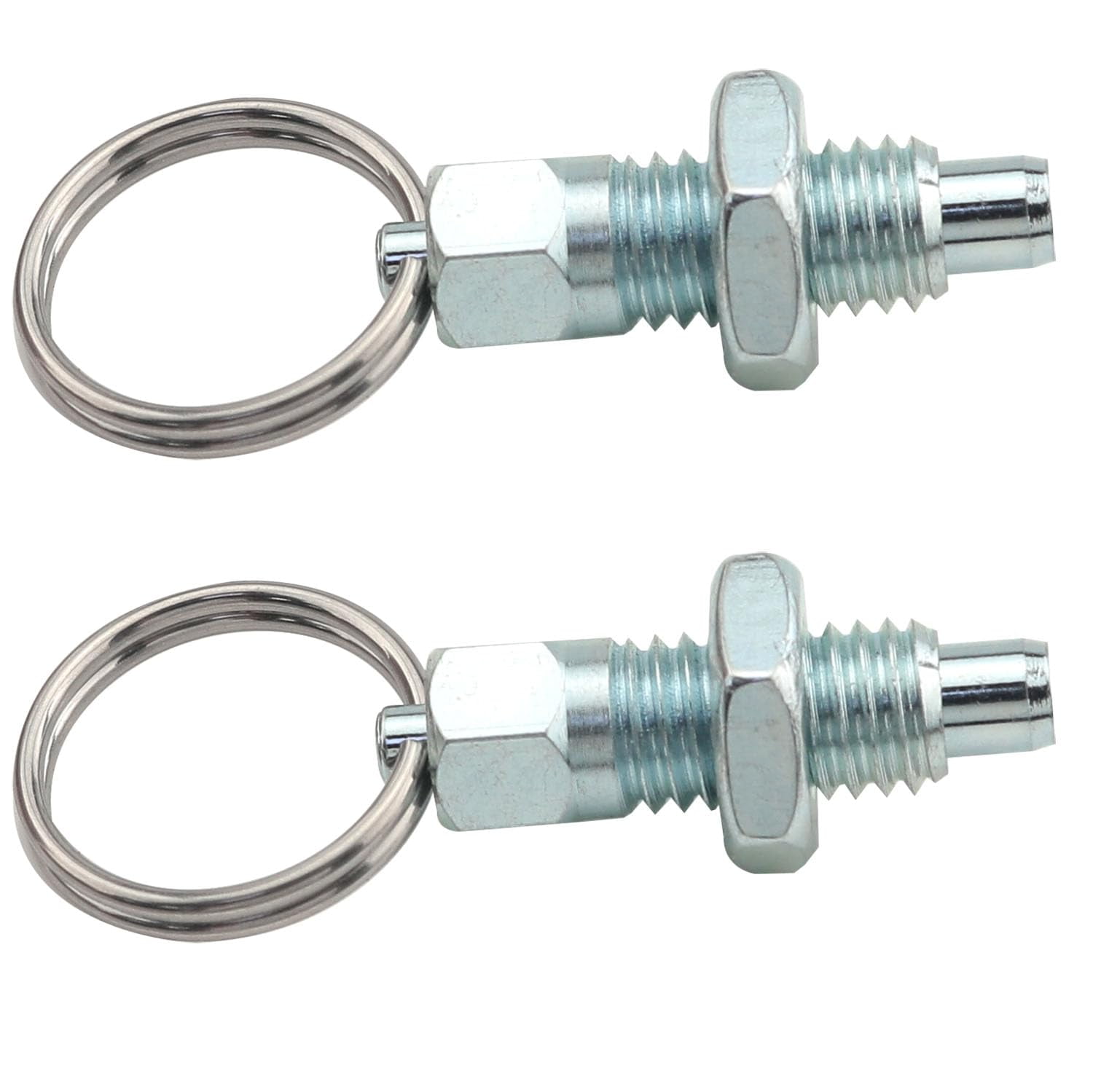 XD2-2PCS Non Locking Knob Plunger M8 Stainless Steel Retractable Spring ...