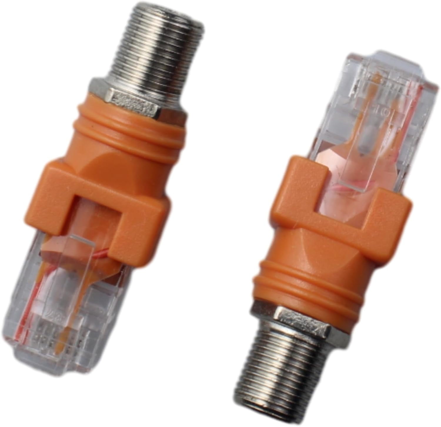 XD2-2pcs RF to RJ45 Converter Adapter Coaxial to Ethernet Adapter Coax ...