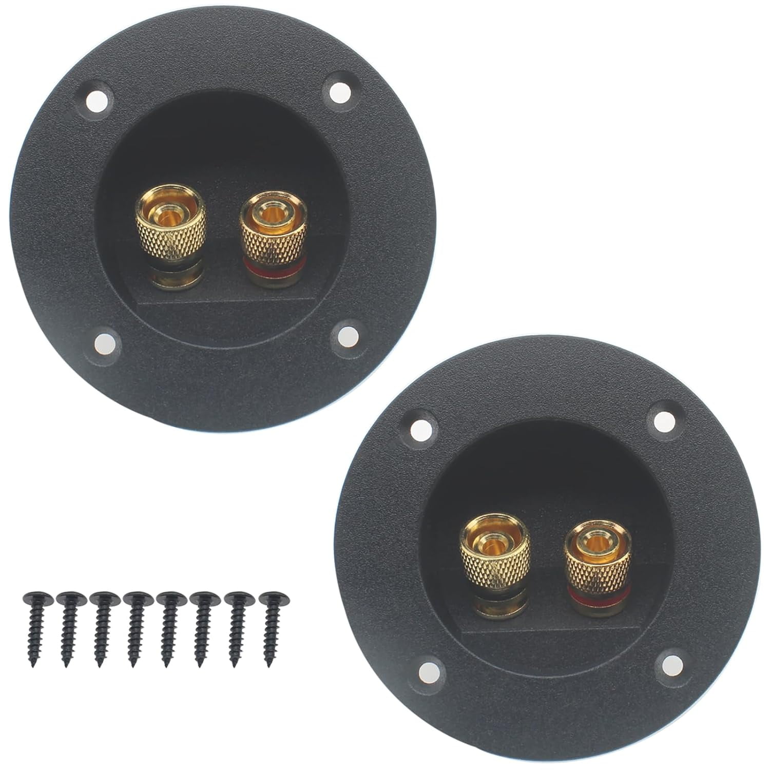 XD2-2pcs Round 2-Way Speaker Box Terminal Cup 3 Inch Subwoofer Box ...