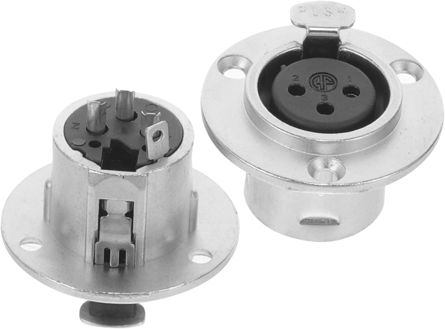 XD2-3-pin Female Audio Socket Jack for Panel Mount Speaker Microphone ...