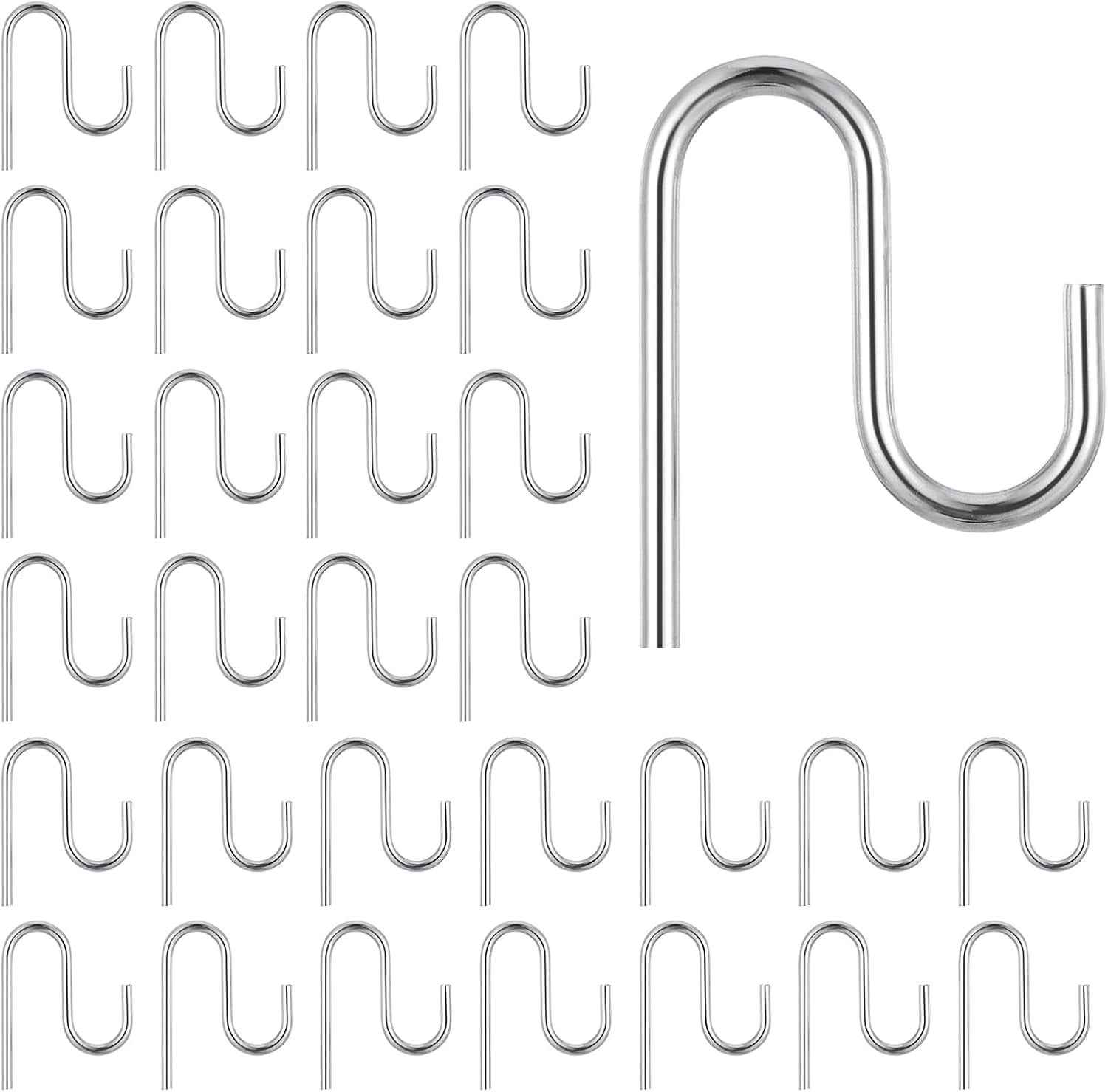 XD2-30 Pcs Long Shed Hooks for Hanging Heavy Duty Individual Utility ...