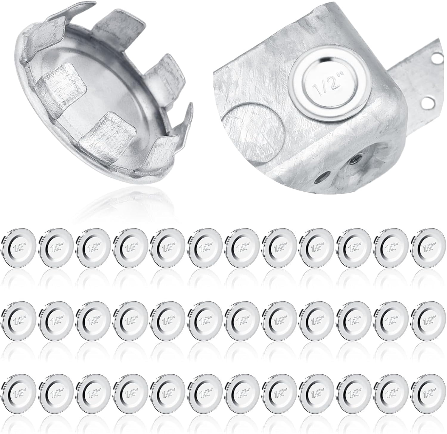 XD2-36 Pcs Knockout Seal Electrical Box Knockout Plugs for 3/4 Inch ...