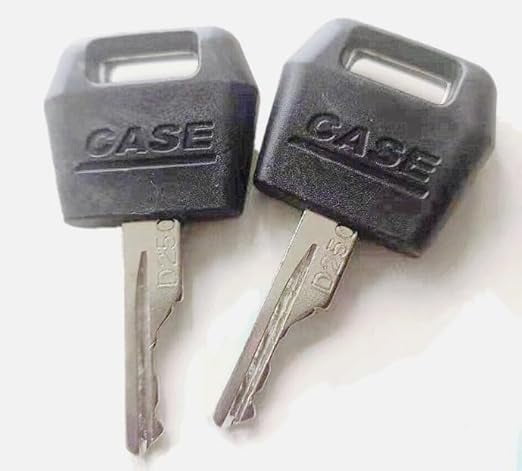 XD2-3Pcs Black Ignition Keys for Case Keys Heavy Equipment Replacement ...