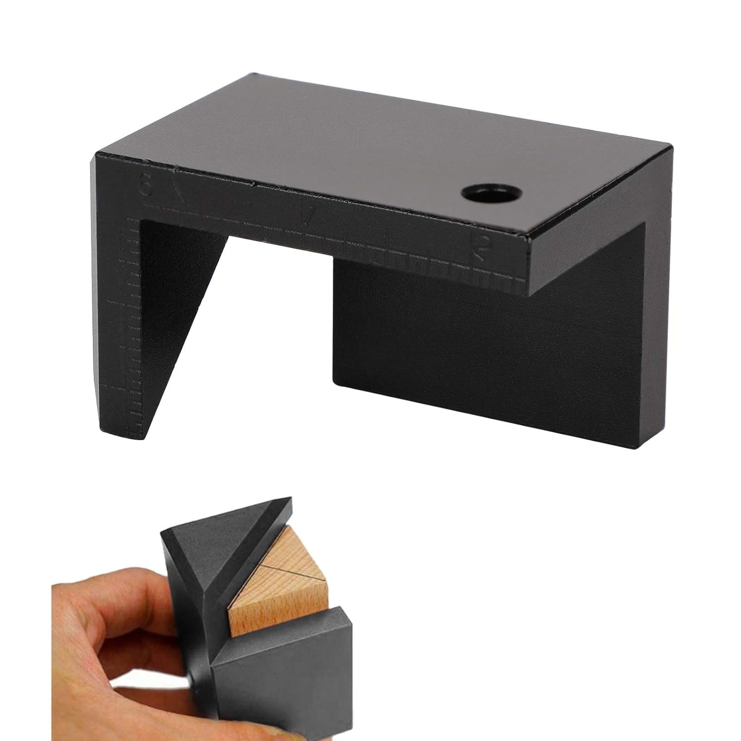 XD2-45 Degree Angle Marker Aluminum Alloy Pen Center Finder with Inch ...