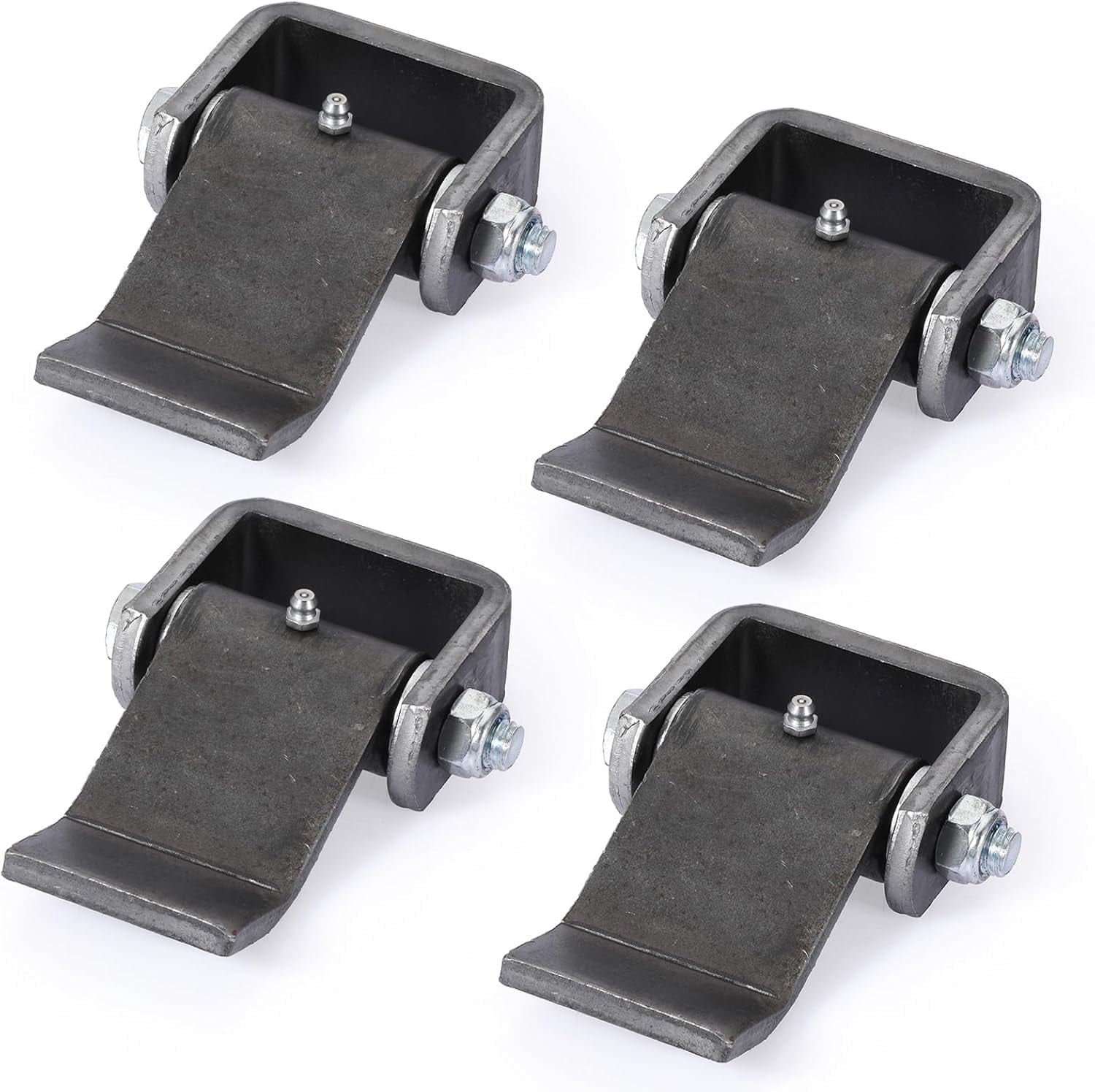 XD2-4PCS Dump Trailer Hinges Weld on Trailer Gate Hinges Heavy Duty ...
