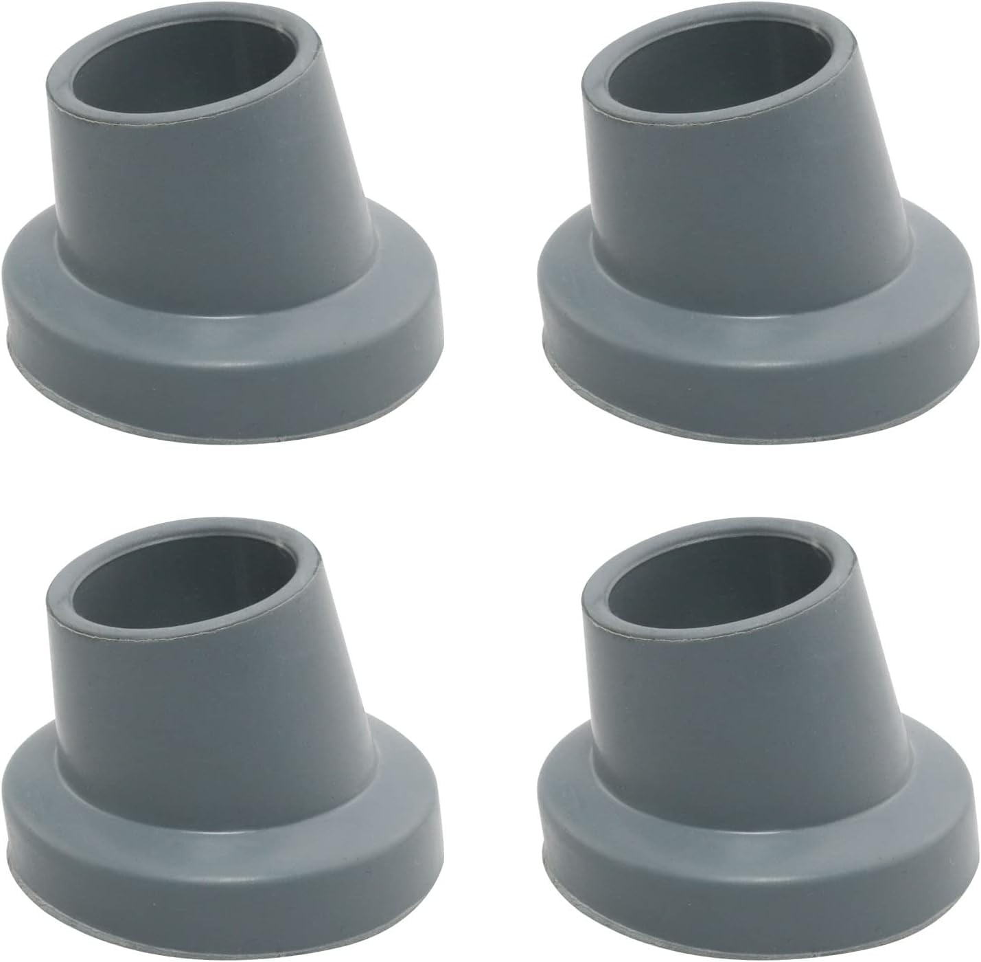 XD2-4pcs 1-1/8" I.D Slope Rubber Tips Non Slip Shower Bench and Tub ...