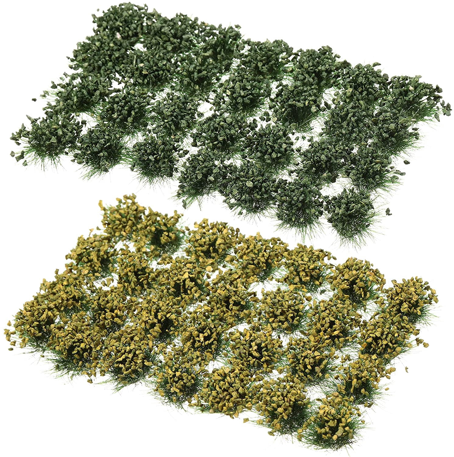 XD2-56 Pieces Static Grass Tuft Model Bushy Tufts Lowland Shrubs Tuft ...