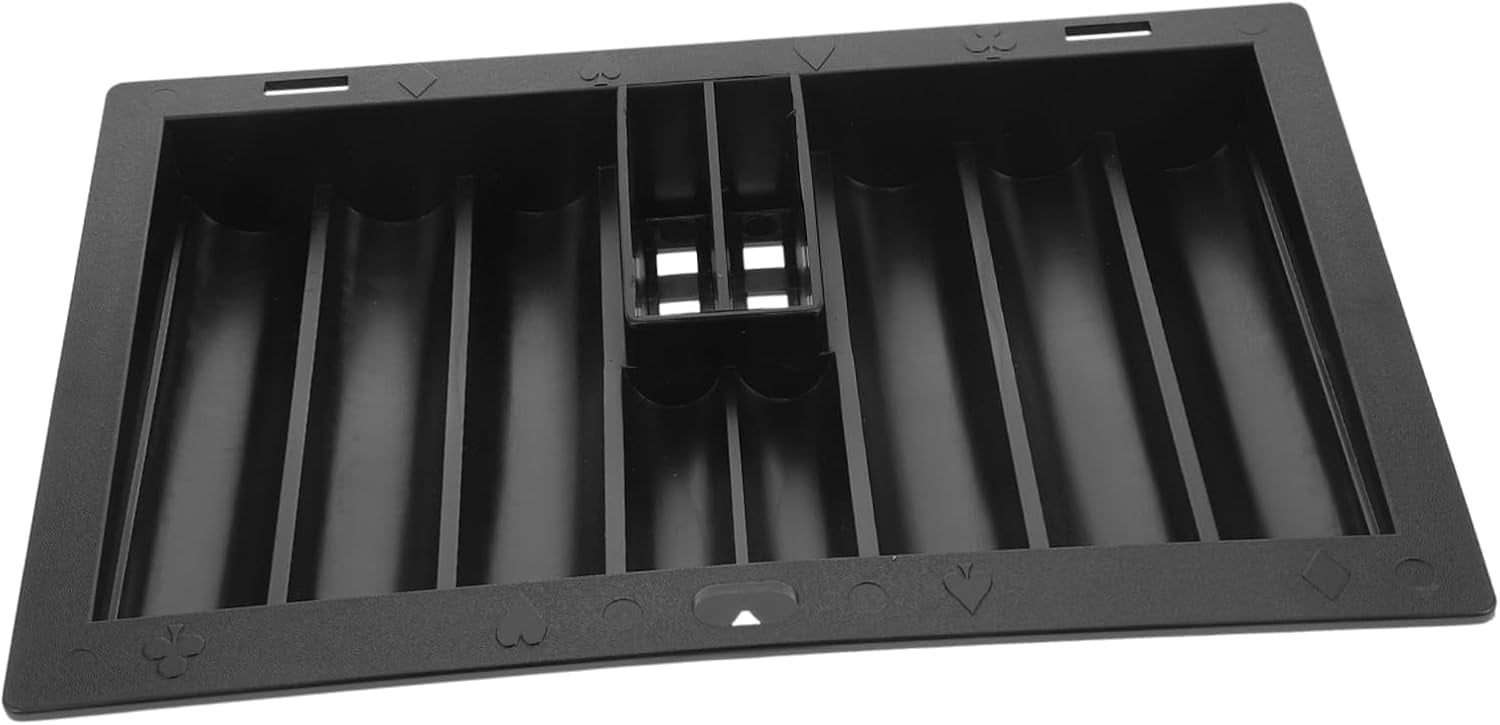 XD2-Acrylic Poker Chip Holder Portable Poker Chip Tray for Chips ...